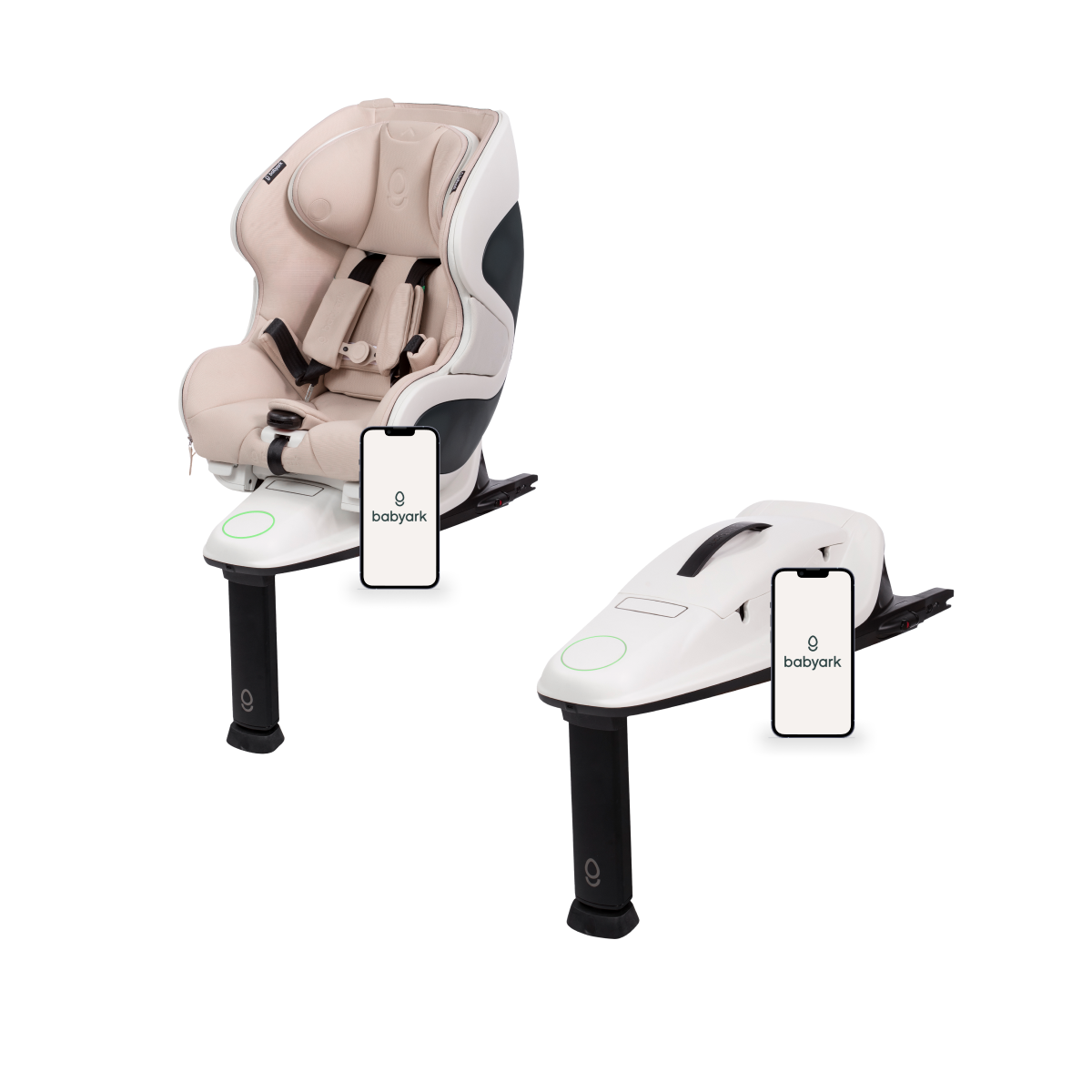 Smart Bases Bundle | App-Connected Car Seat, Extra Base | babyark